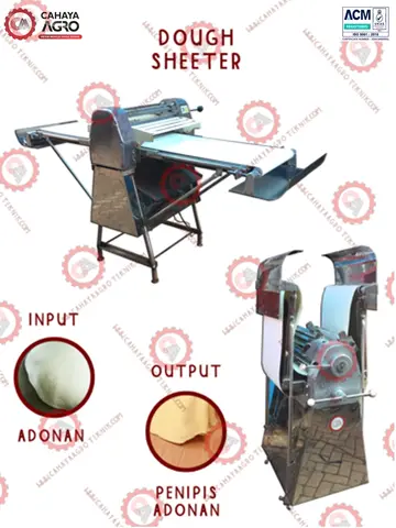 MESIN DOUGH SHEETER CA-MM-DS-20 | Cahaya Agro