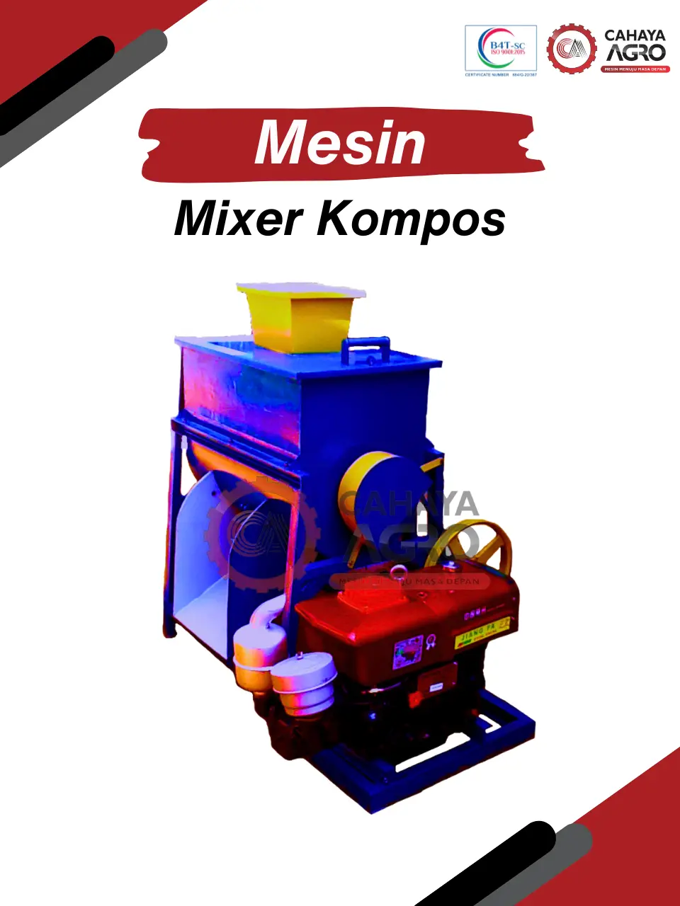 MESIN MIXER KOMPOS CA-L-MK-500 | Cahaya Agro